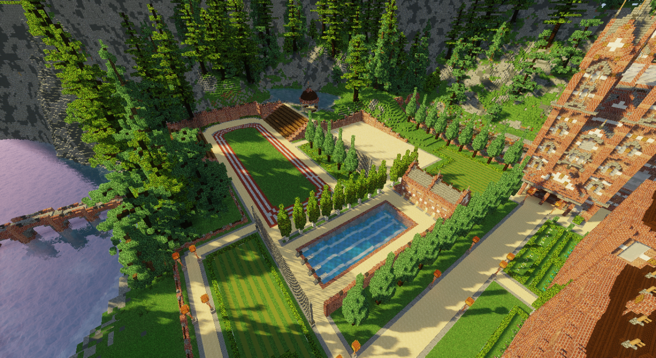 Neptunium High School, Victorian Campus Minecraft Map