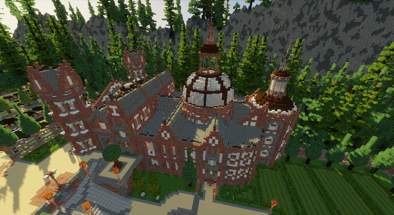 Neptunium High School, Victorian Campus Minecraft Map