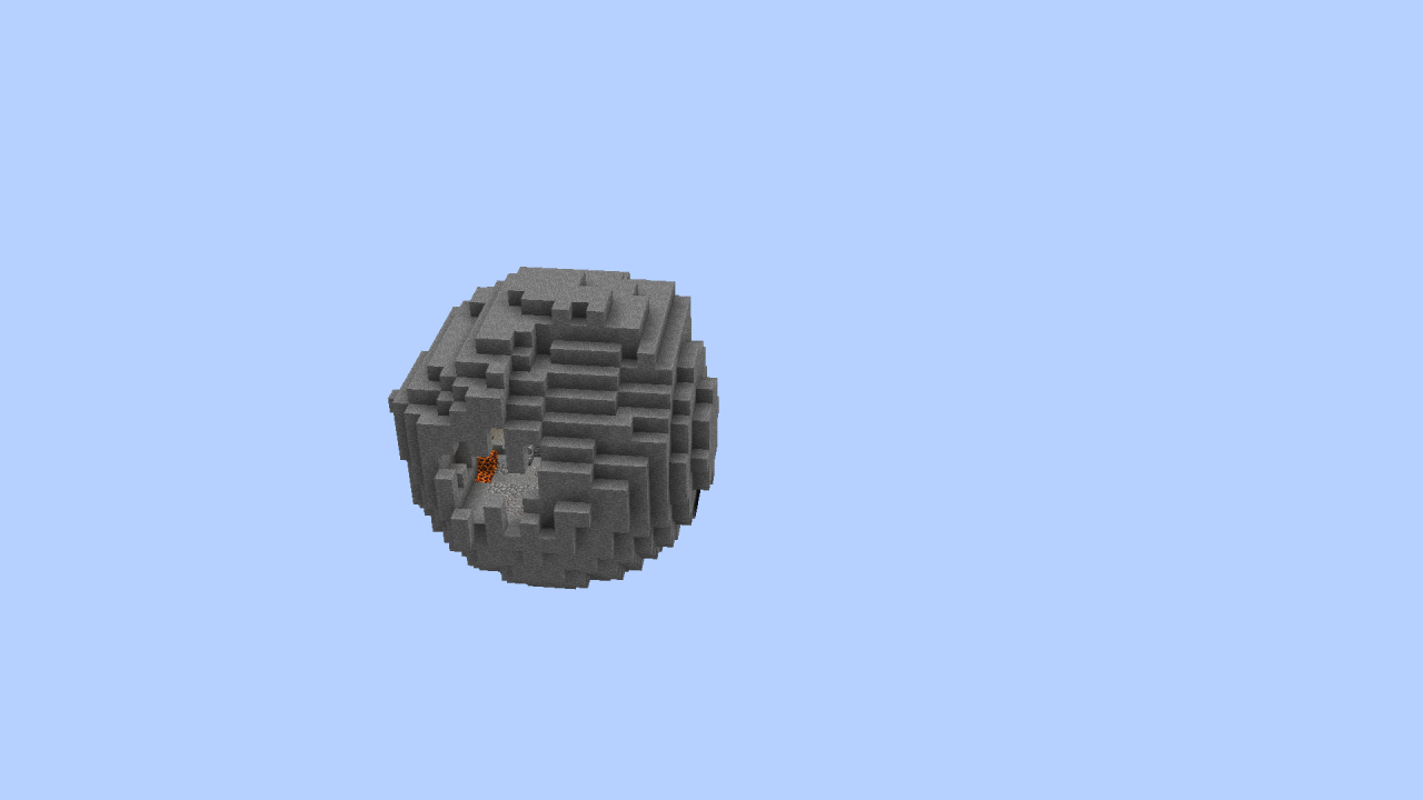 SkyBlock But It's A Sphere Minecraft Map