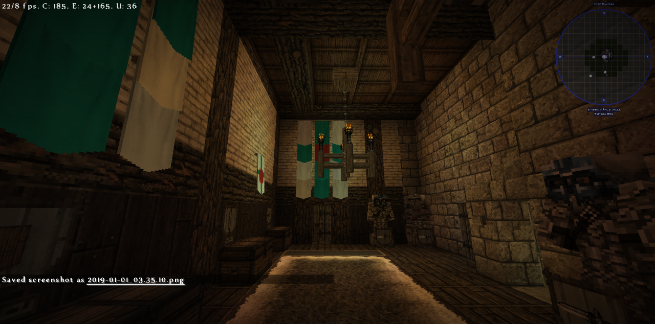 Windsor Castle Inspired Tower House (Command Blocks) Minecraft Map