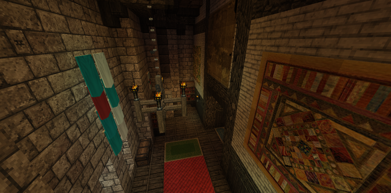 Windsor Castle Inspired Tower House (Command Blocks) Minecraft Map