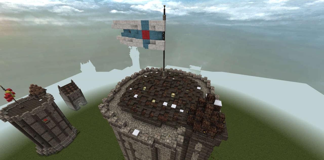 Windsor Castle Inspired Tower House (Command Blocks) Minecraft Map