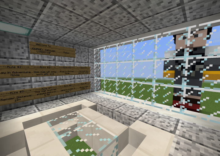 Journey through Logdotzip (Unfinished) Minecraft Map