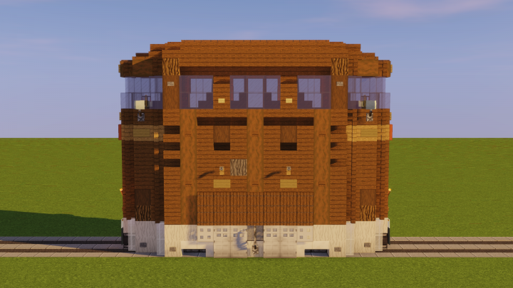 Dieselpunk Tram Minecraft Map