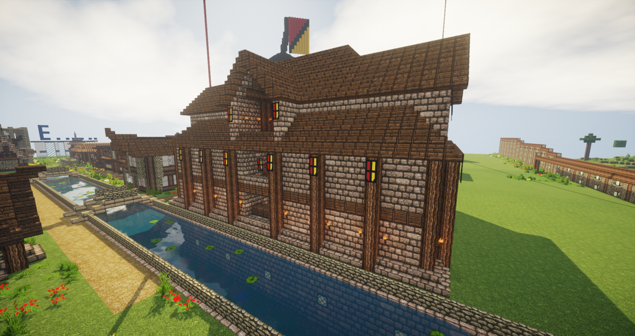 Medieval Rustic ChestShop Market Minecraft Map