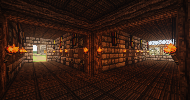 Medieval Rustic ChestShop Market Minecraft Map