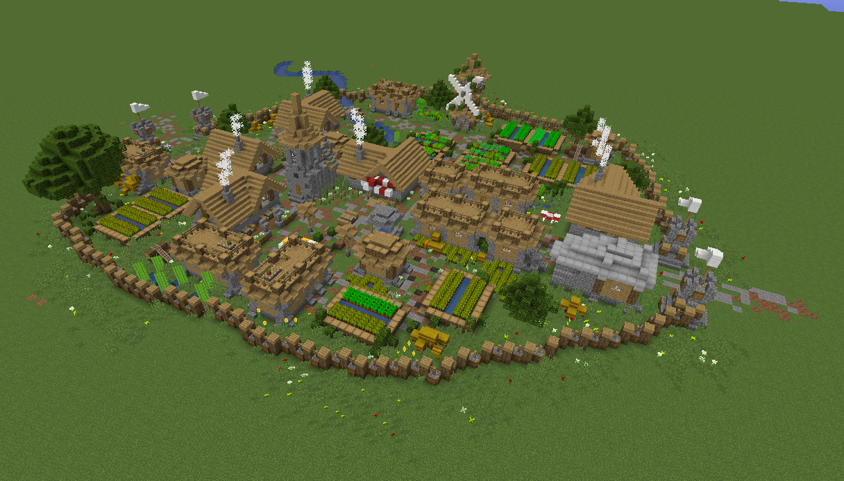 Modified Villager Town [ 1.13.2 ] Minecraft Map