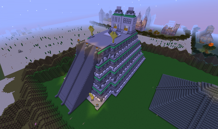 AoE II Aztec World Wonder "Huēy Teōcalli" Minecraft Map