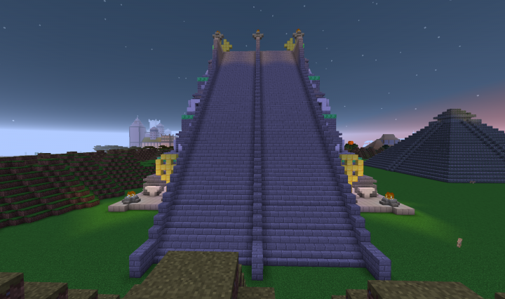 AoE II Aztec World Wonder "Huēy Teōcalli" Minecraft Map