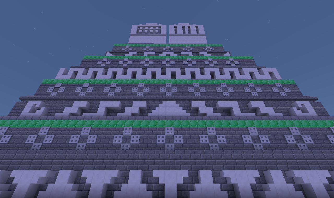 AoE II Aztec World Wonder "Huēy Teōcalli" Minecraft Map