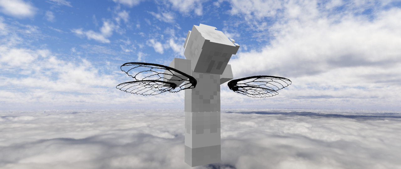 HOUSEFLY WINGS ELYTRA HD Realistic | Fly Wings Wearable in Survival ...