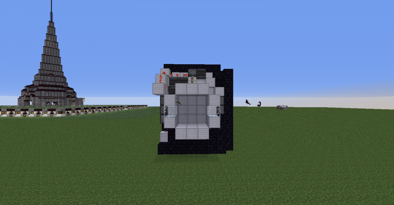 Redstone 3x3 Door Schematic Minecraft Map