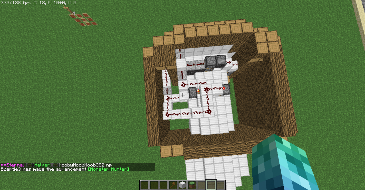 3x3 Redstone door improved Minecraft Map