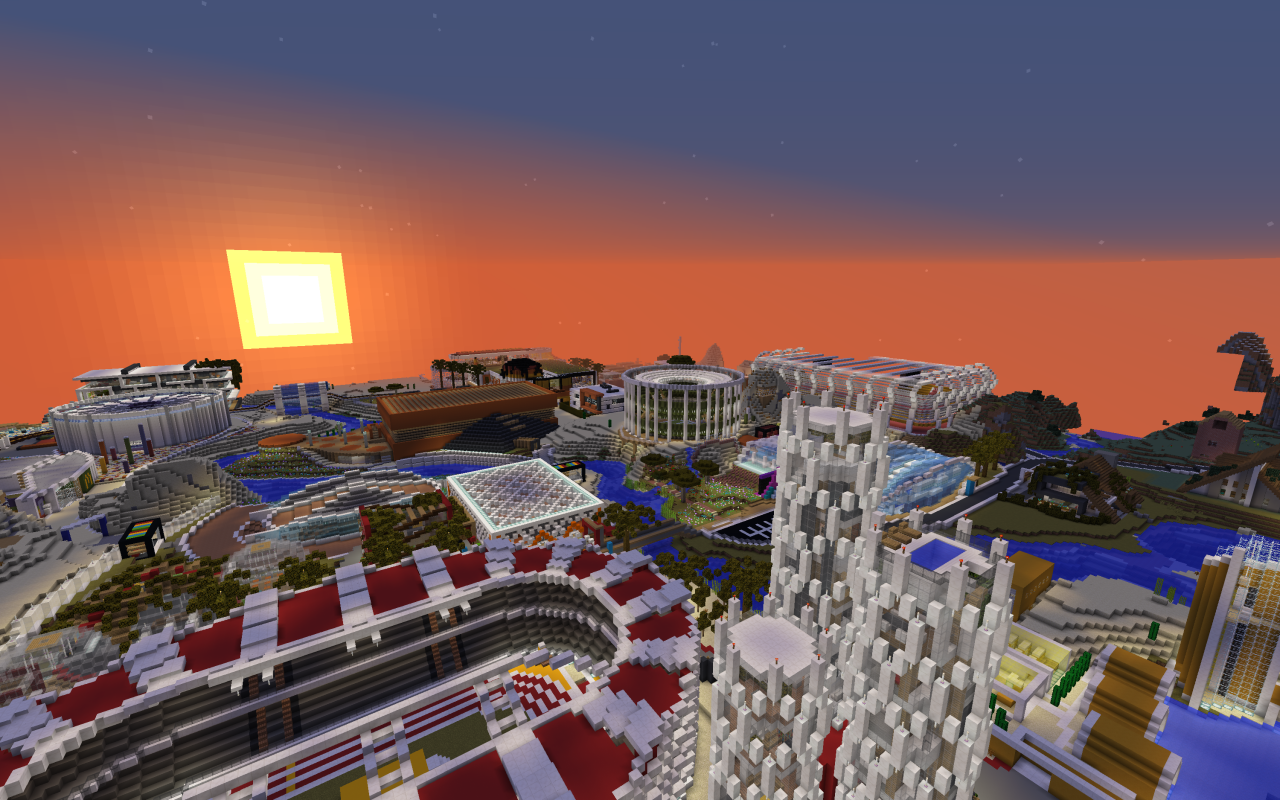 Void City- Modern & Vibrant new City Minecraft Map