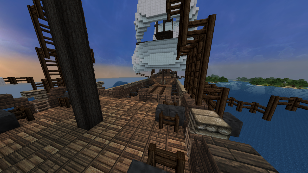 Late 17th Century Ship of The Line Minecraft Map