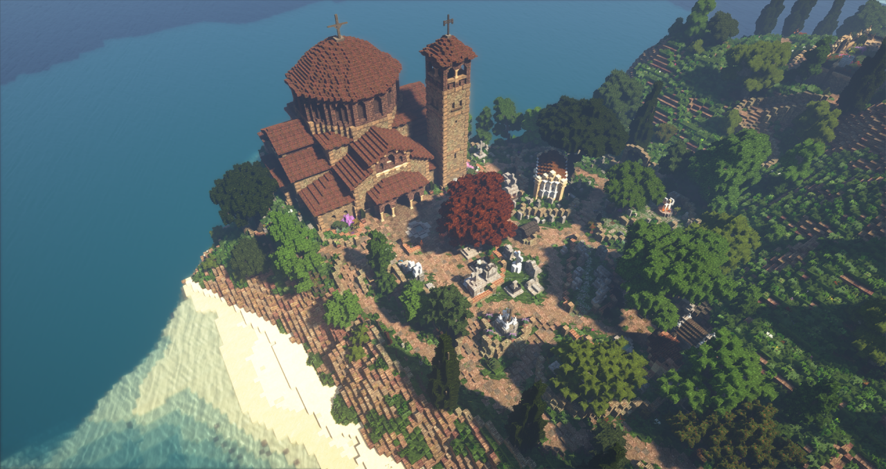 Mediterranean Cemetery [Conquest Reforged] Minecraft Map