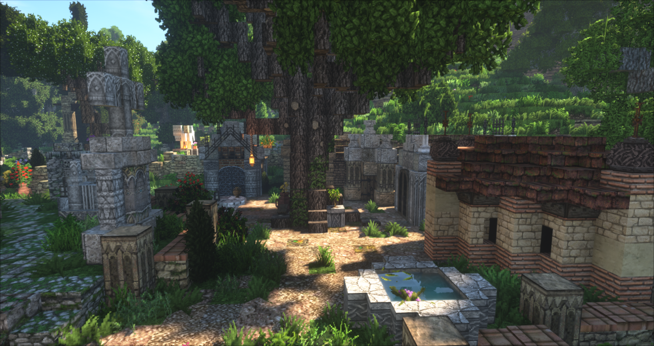 Mediterranean Cemetery [Conquest Reforged] Minecraft Map