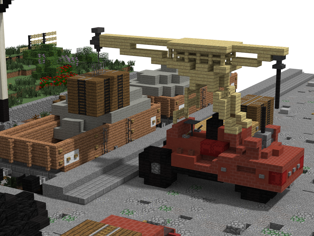 1950s British Branchline | 3:1 Diorama Minecraft Map