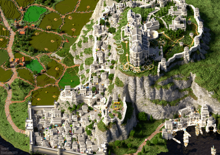 Edhellond - Haven of Gondor Minecraft Map