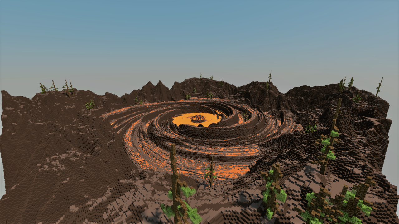 Small Nether Landscape! Minecraft Map