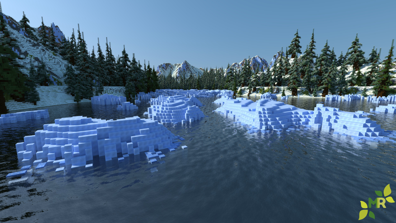 IceLand terrain Minecraft Map