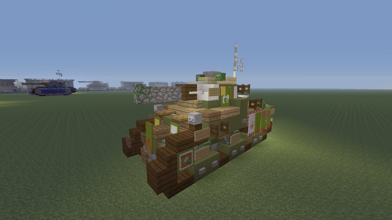 Valkyria Chronicles 4, Hafen medium tank Minecraft Map