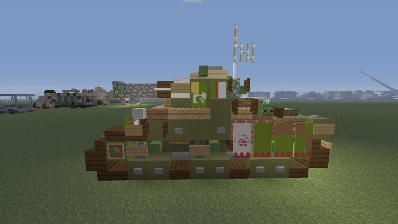 Valkyria Chronicles 4, Hafen medium tank Minecraft Map