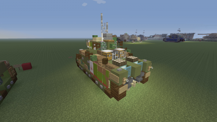 Valkyria Chronicles 4, Hafen medium tank Minecraft Map