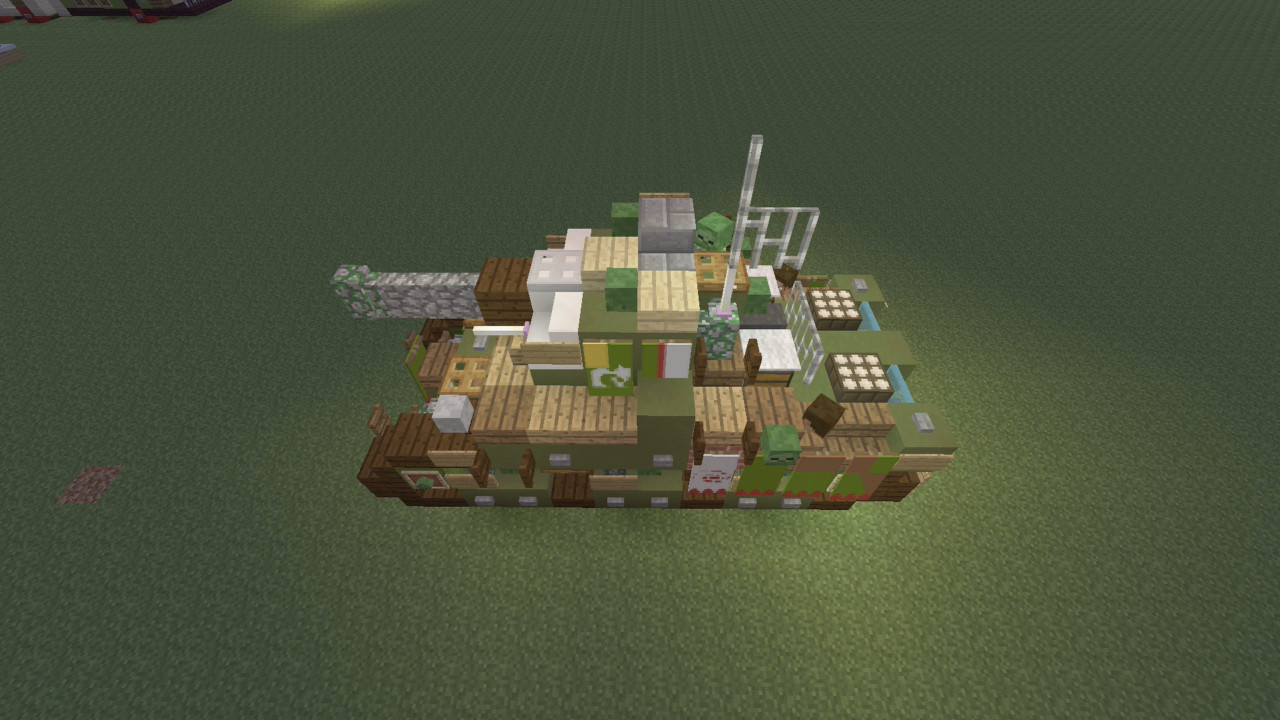 Valkyria Chronicles 4, Hafen medium tank Minecraft Map