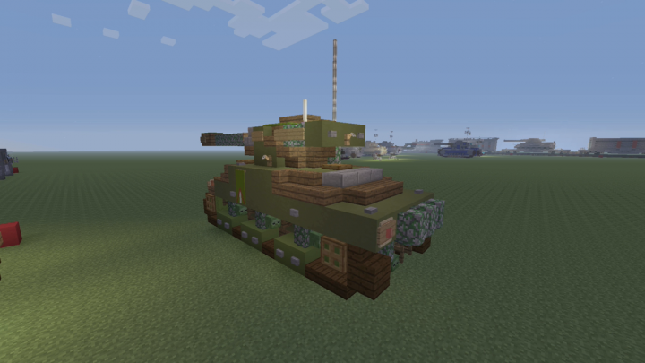 WWII Sherman VC Firefly, Guards Armored version Minecraft Map