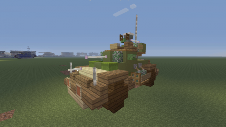 WWII T17E1 Staghound Armored car Minecraft Map