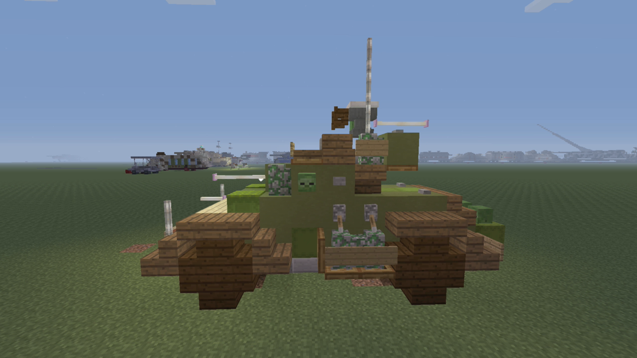 WWII T17E1 Staghound Armored car Minecraft Map