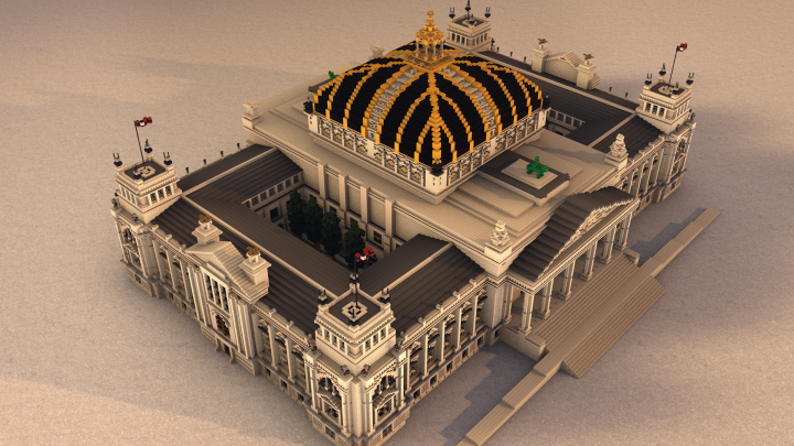 Berlin Reichstag Gebäude 1940 (WW2) Minecraft Map