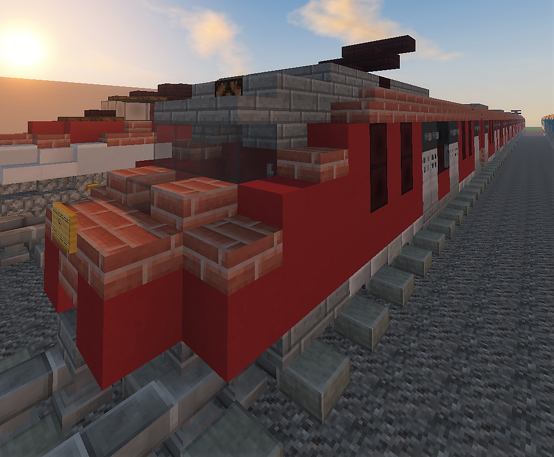 Set of 4 Custom German Trains Minecraft Map