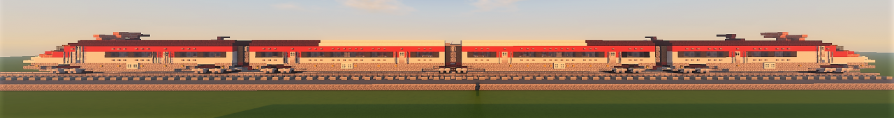 Set of 4 Custom German Trains Minecraft Map