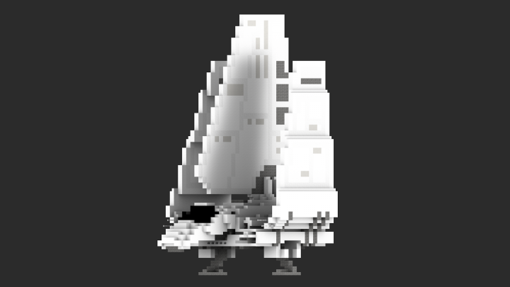 Lambda-class T-4a shuttle | Tydirium | [2:1] Minecraft Map