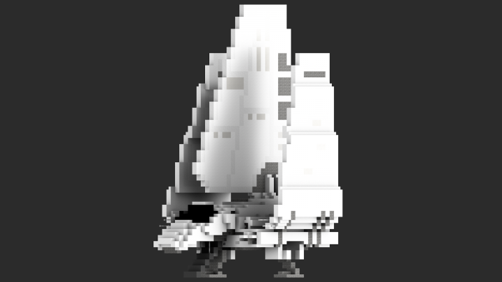 Lambda-class T-4a shuttle | Tydirium | [2:1] Minecraft Map