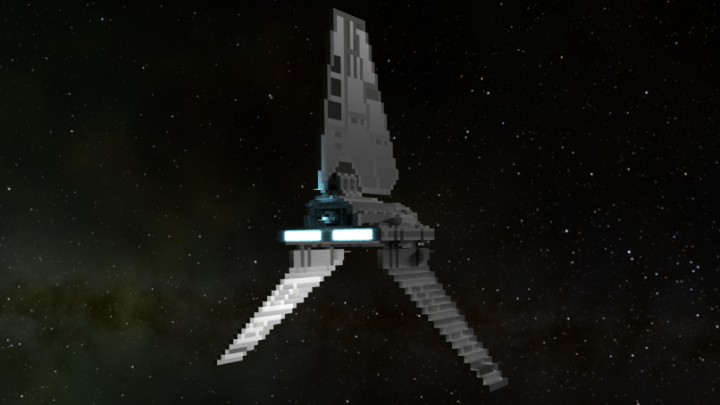 Lambda-class T-4a shuttle | Tydirium | [2:1] Minecraft Map