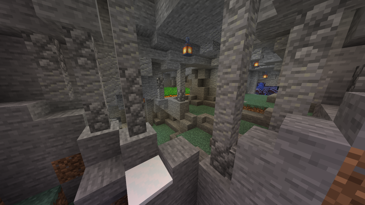 Terraformed cave system(Home) Minecraft Map