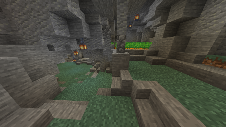 Terraformed cave system(Home) Minecraft Map