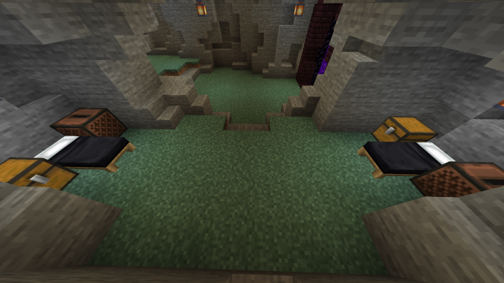 Terraformed cave system(Home) Minecraft Map