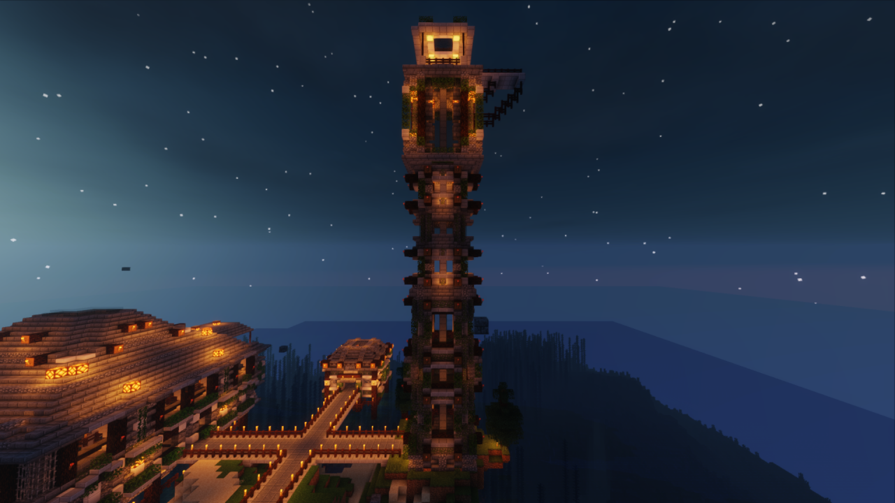 Island Tower Minecraft Map