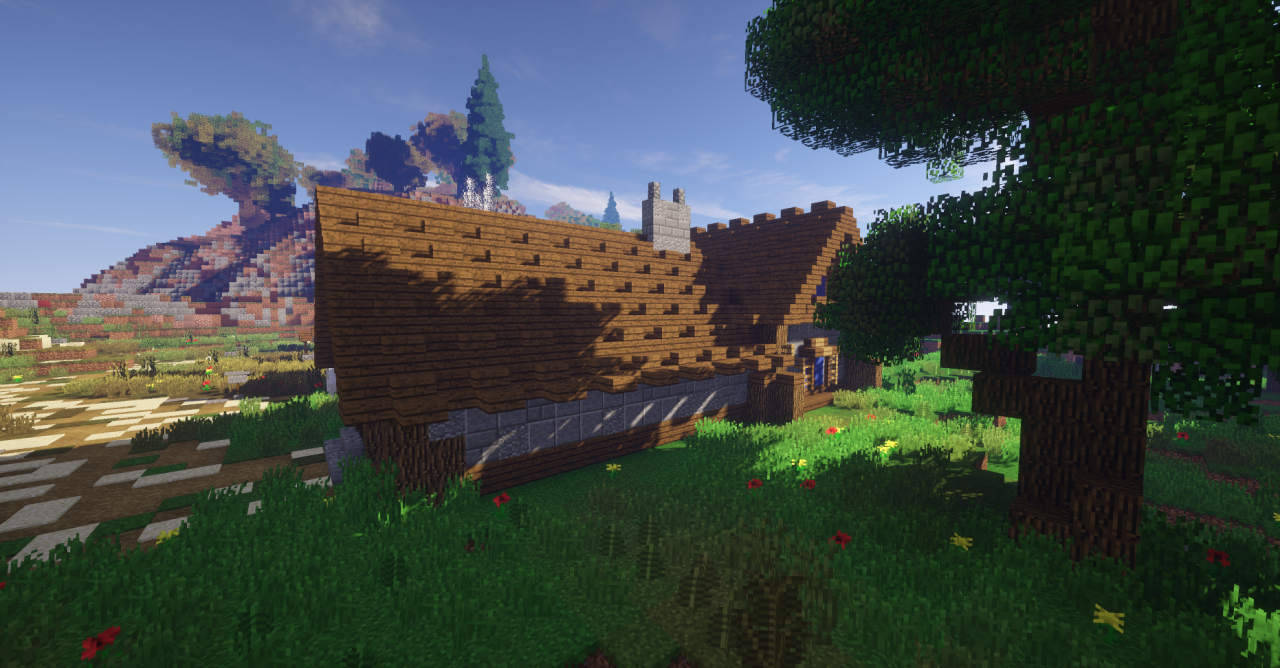 '' Goku's House '' 孫悟飯の家 Dragon Ball Minecraft Map