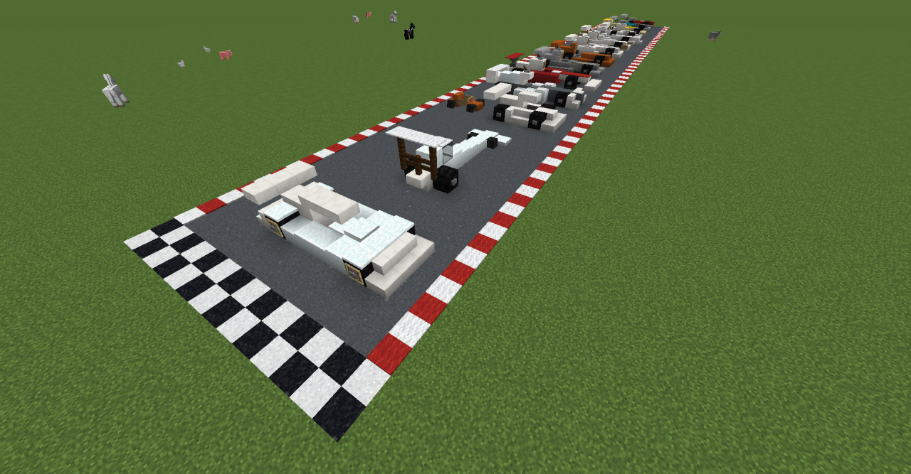 Minecraft Racing Vehicles Minecraft Map