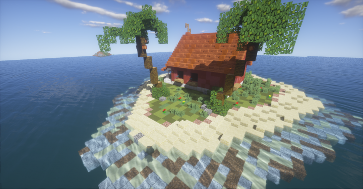 '' Kame House '' カメハウス Dragon Ball Minecraft Map