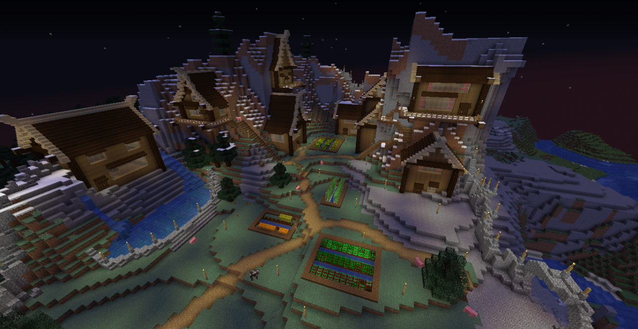 Rustic Survival Village Minecraft Map