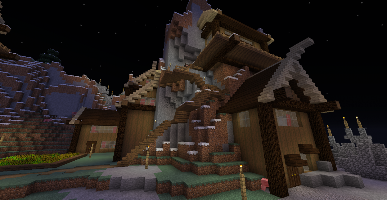 Rustic Survival Village Minecraft Map