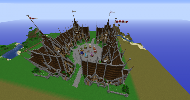 Medieval Market Square (DOWNLOAD) Minecraft Map