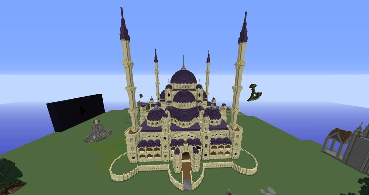 Blue (purple) mosque of istanbul Minecraft Map