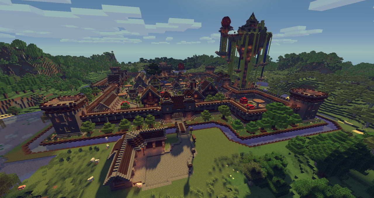 Mine-Venture - Medieval Fantasy Town [UPDATED TO MC 1.12.2] Minecraft Map